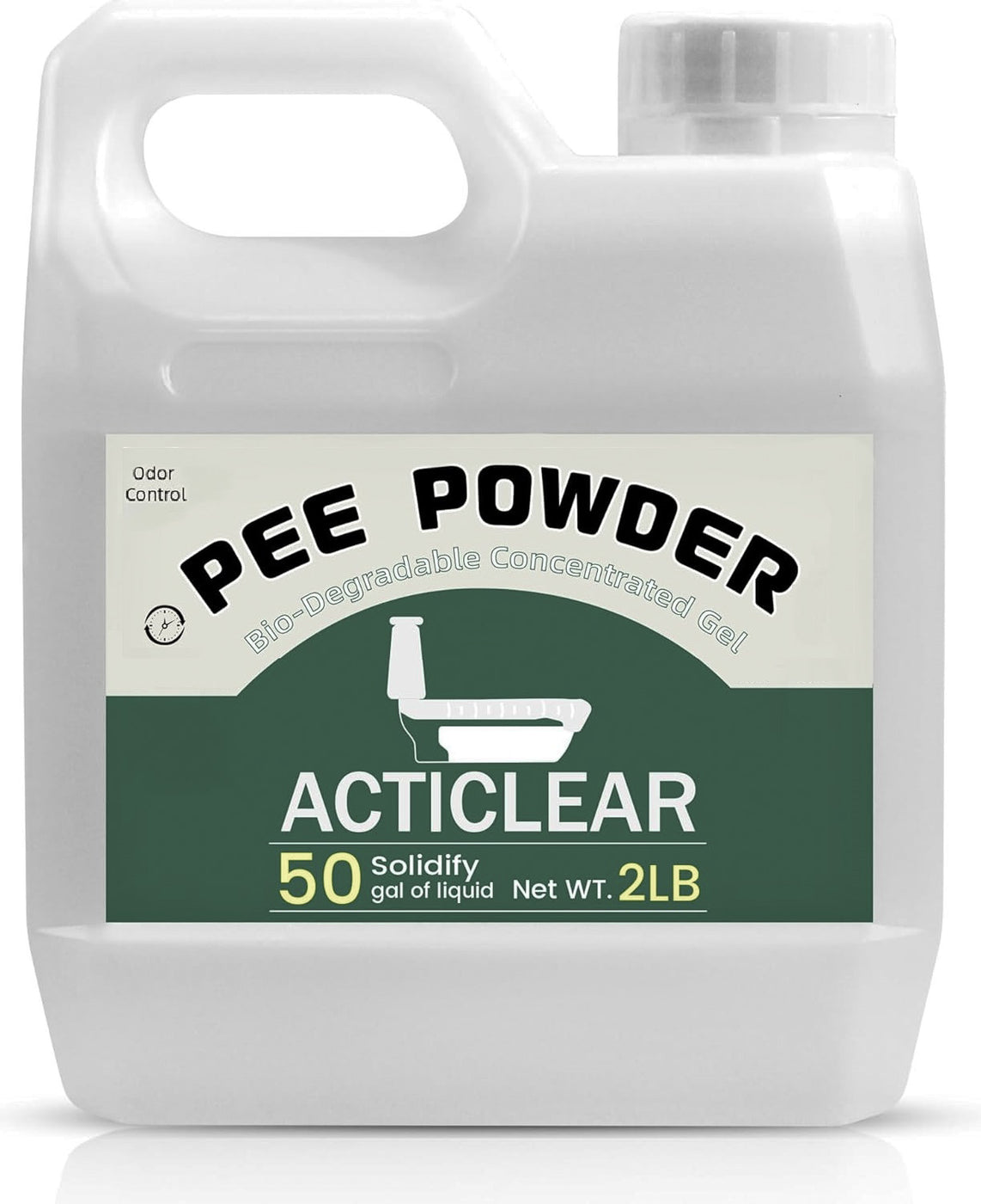 Pee Powder Gel, 2/4 lb Rapid Absorption for Portable Toilets & Camping ...