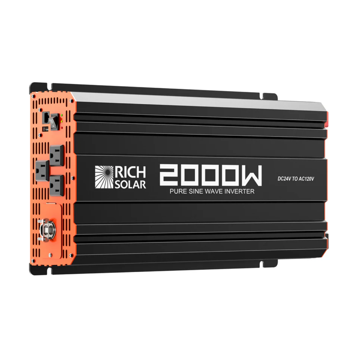 Rich Solar 2000 Watt 24 Volt Industrial Pure Sine Wave Inverter ...
