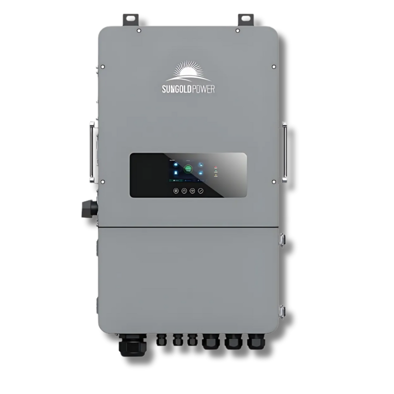 SunGoldPower UL 10kW Hybrid Inverter + 48V Split Phase, Grid Feedback ...