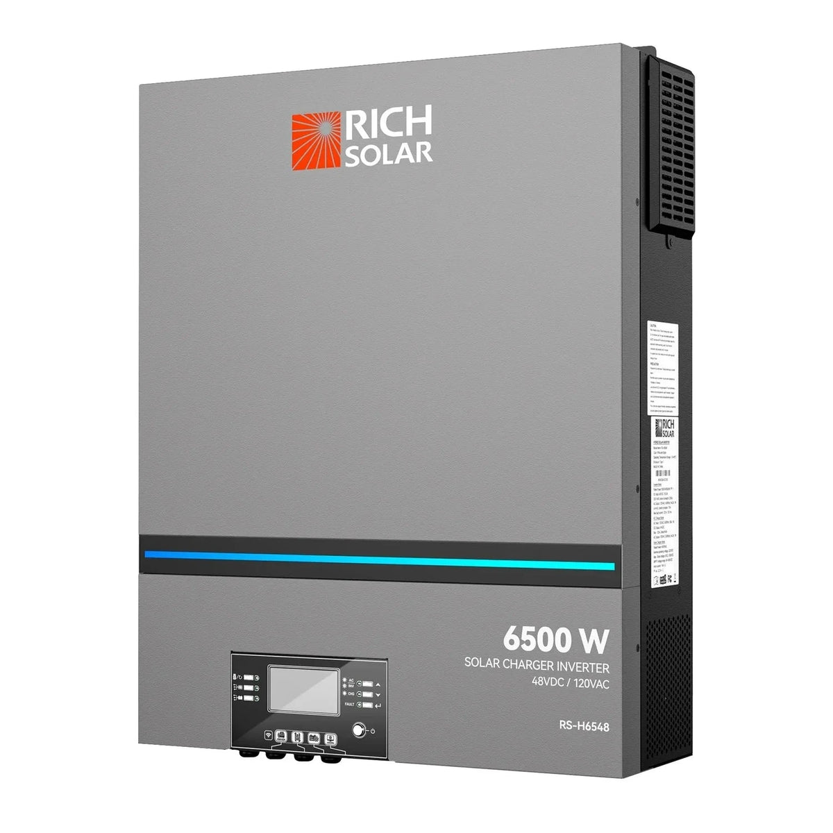 Rich Solar 6500 Watt (6.5kW) 48 Volt Off-grid Hybrid Solar Inverter 55 ...